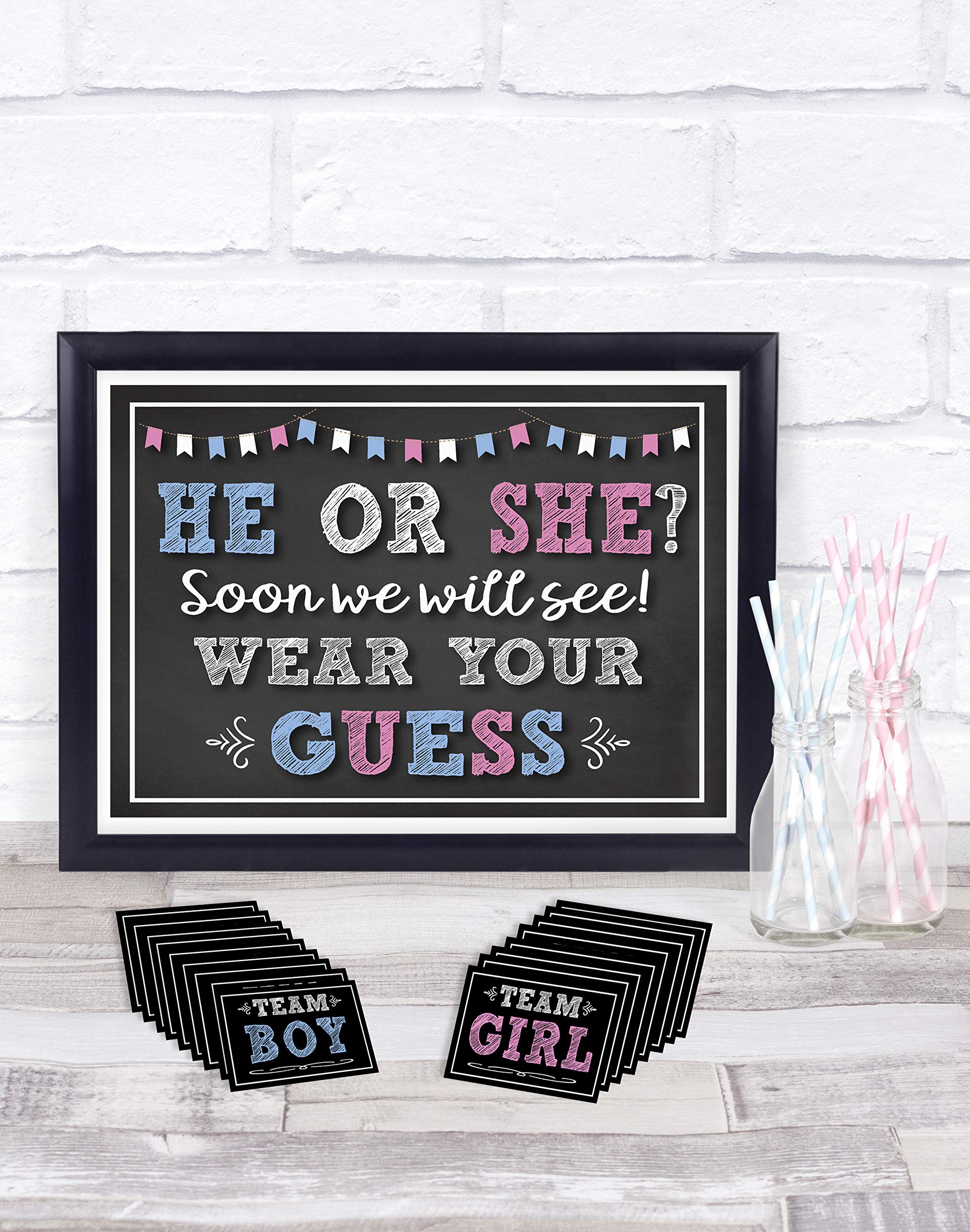 Gender Reveal Party Signs